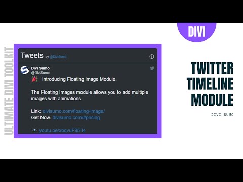 Twitter Timeline Module for Divi | Divi Sumo