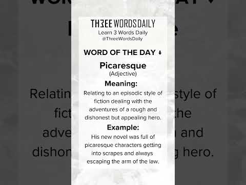 Meanings of Picaresque, Tenebrous, and Potsherd. #english #vocabulary #learnenglish