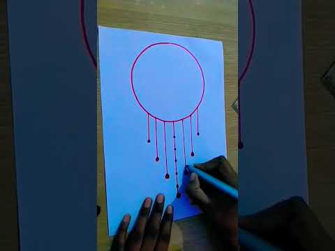 # Simple Red Circle Border Design