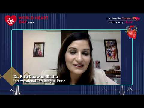 Dr. Ritu Dhawan Bhatia message on World Heart Day 29th Sep 2021 Use Heart To Beat CVD