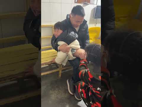 Before the injection, he said I didn't cry