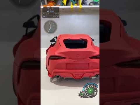 3D printed Toyota Supra model after 343 hours!