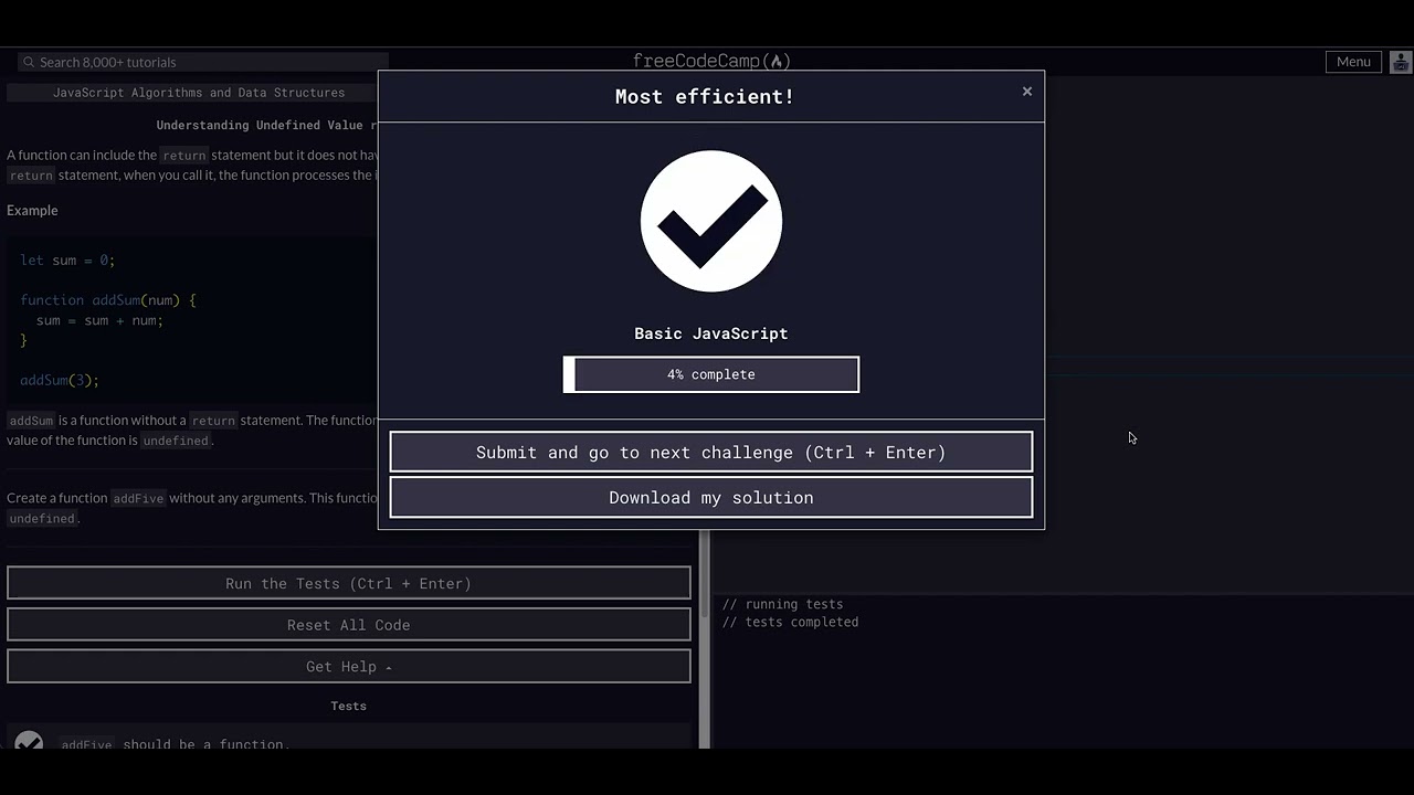 Understanding Undefined Value returned from a Function - Free Code Camp Help - Basic Javascript  FCC