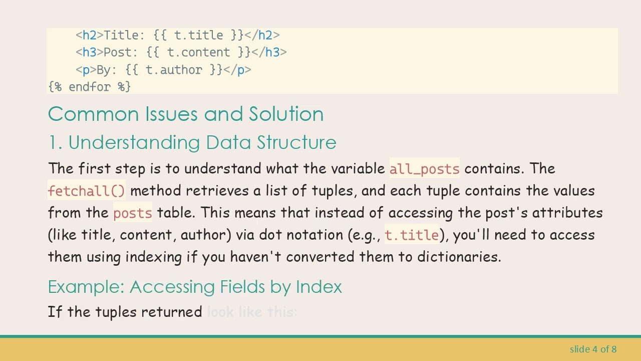 Solving the Issue of Variable Passing from Flask to HTML: Understanding Jinja Syntax