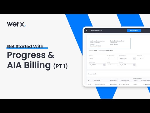 Progress & AIA Billing pt. 1