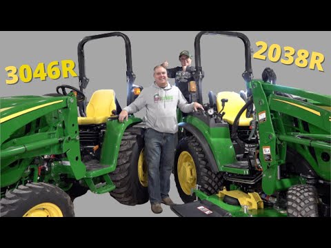 BEST Christmas EVER! NEW 2038R & 3046R John Deere Tractors