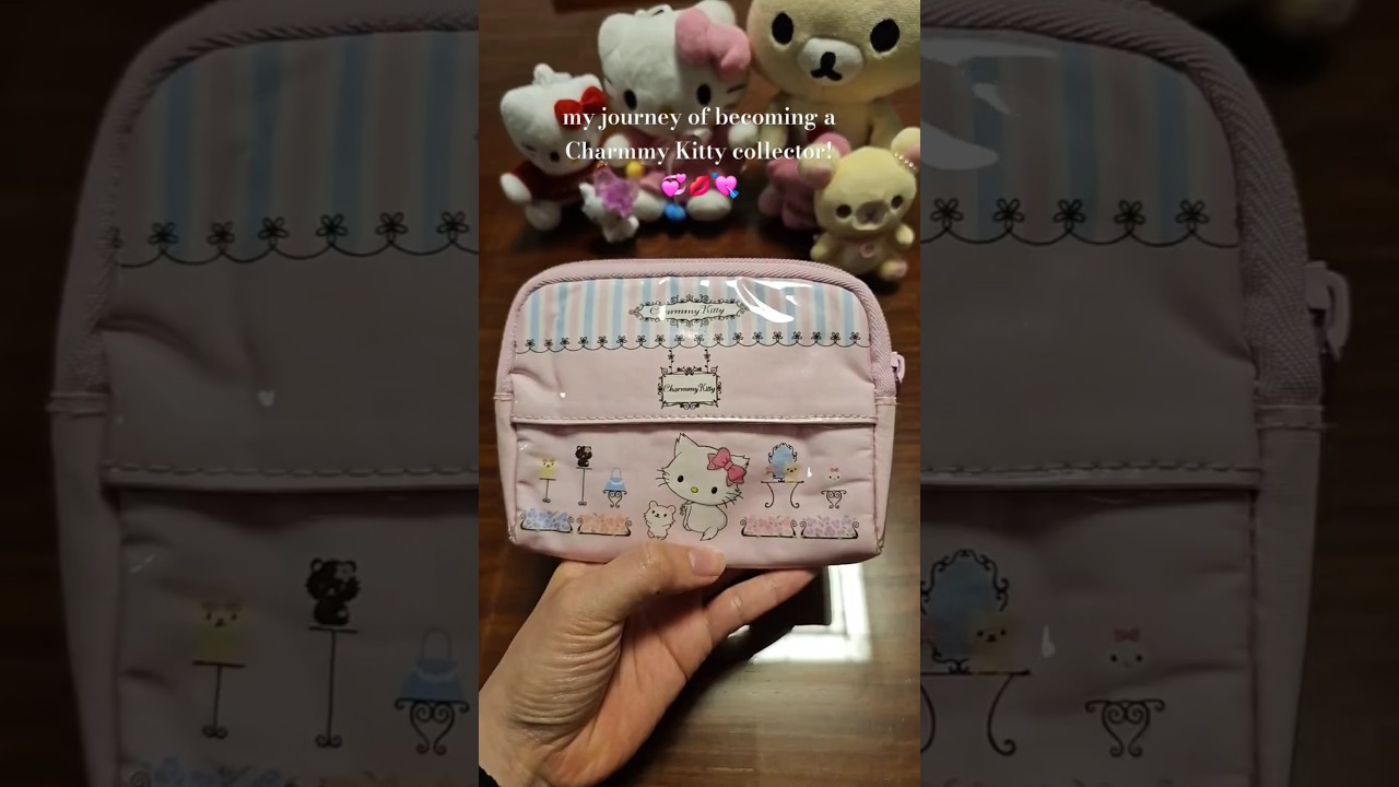 obsessed with you,charmmy!💋💞#sanriocore #sanriocharacters#pouch #charmmykitty#dainty#cute #makeupbag