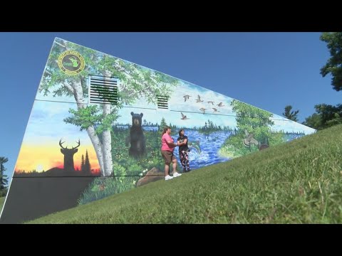 Mural unveiled at Michigan DNR Office
