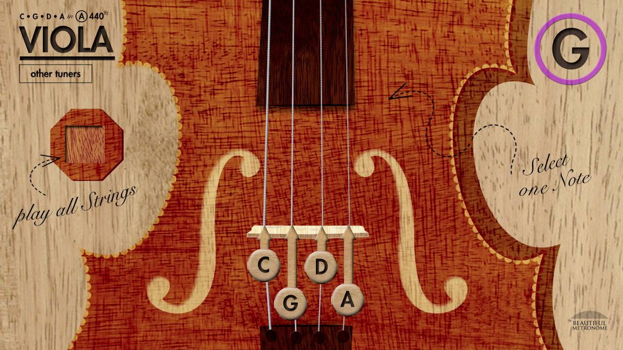 Viola Tuner | C G D A