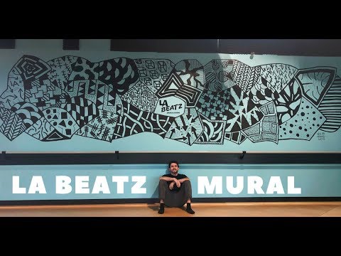 LA Beatz Dance Studio Mural