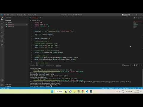 Unable to import cv2 and numpy | Pylint E0401 import Error