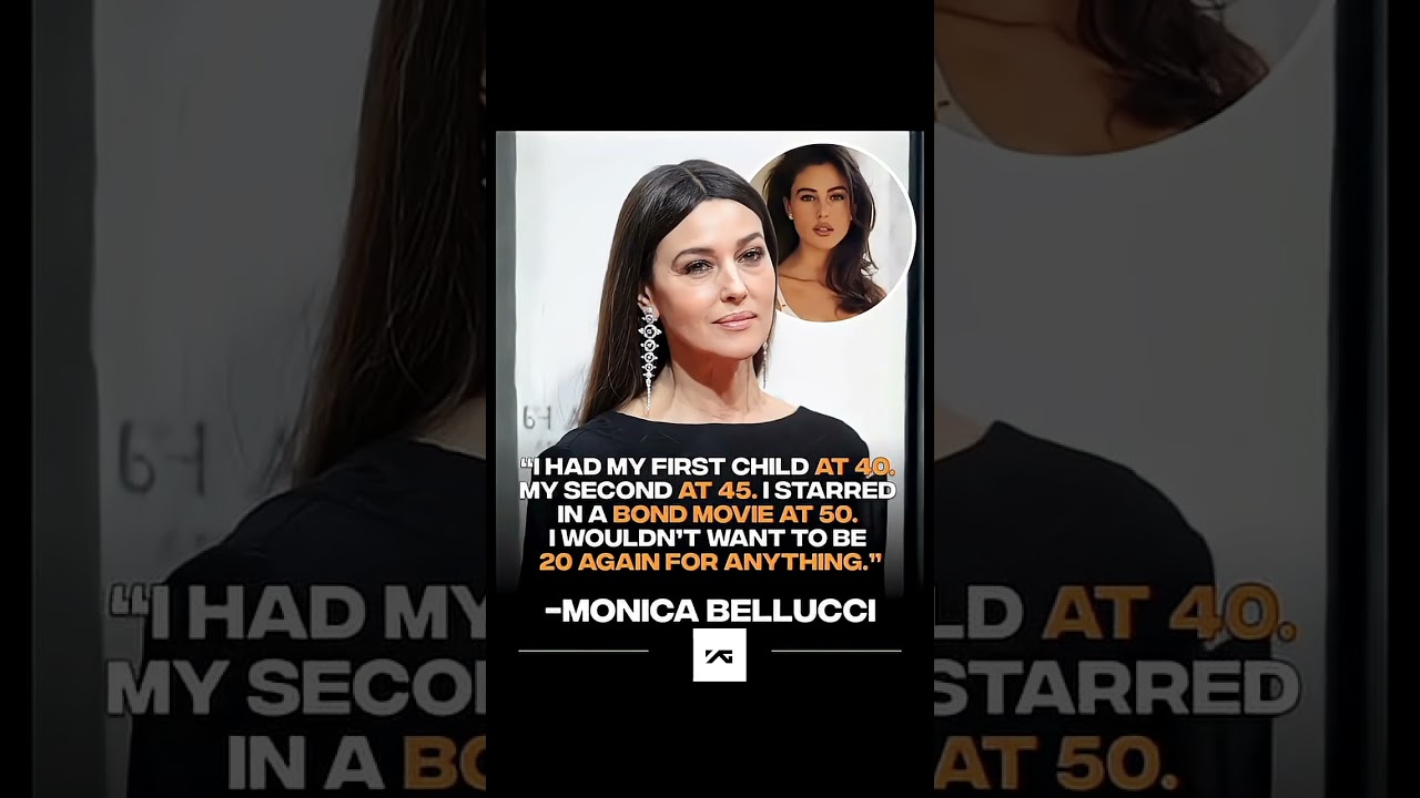 “I Wouldn’t Be 20 Again” Monica Bellucci Speaks Facts 👀✨ #celebritynews