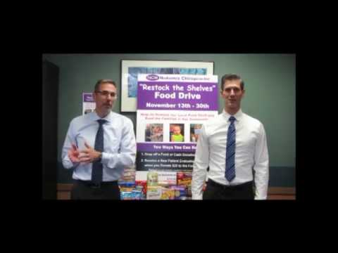 Chiropractor Minneapolis MN Dr Olson and Dr Matt talk about Thanksgiving Food Drive