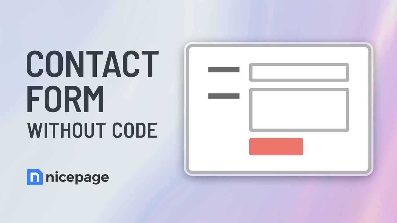 Create a Contact Form without the boring code