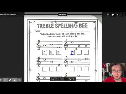 3rd:4th Musical Spelling Bee
