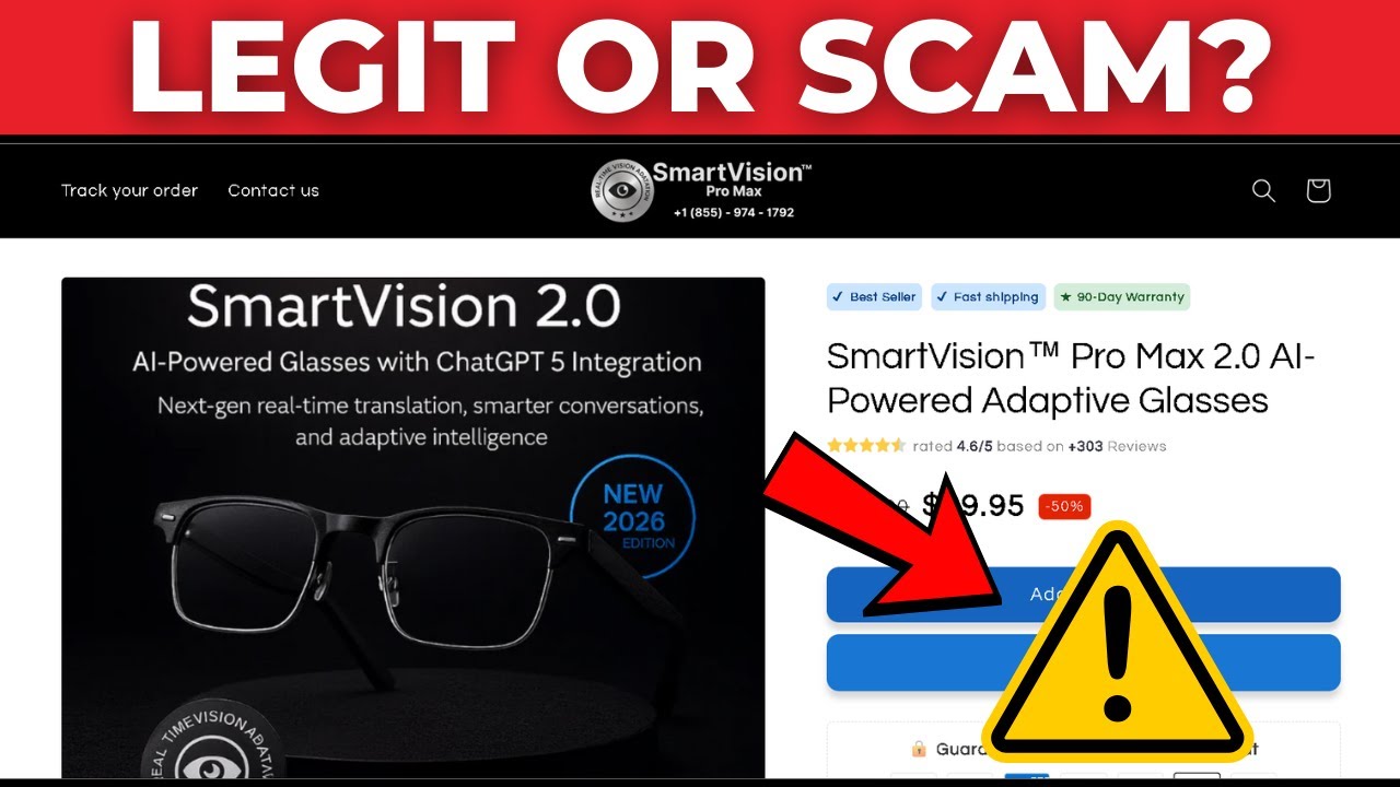 Smart Vision Pro Max Review – Is SmartVision Pro Max 2.0 AI-Powered Glasses Legit Or Scam?