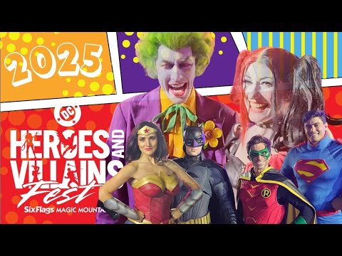 DC Heroes and Villains Fest | 2025 | Meet Superman at Six Flags