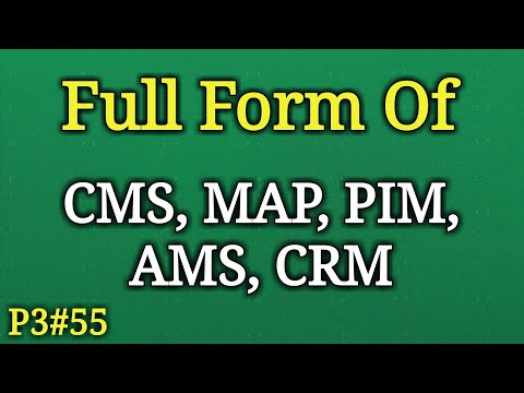 Full Form of CMS, MAP, PIM, AMS, CRM in Management | Full Form Gk in Hindi | Mahipal Rajput