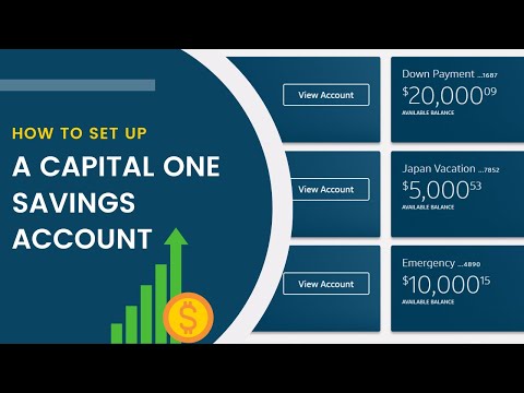 💸 How To Set Up A Capital One Savings Account! (Feat. Notion)