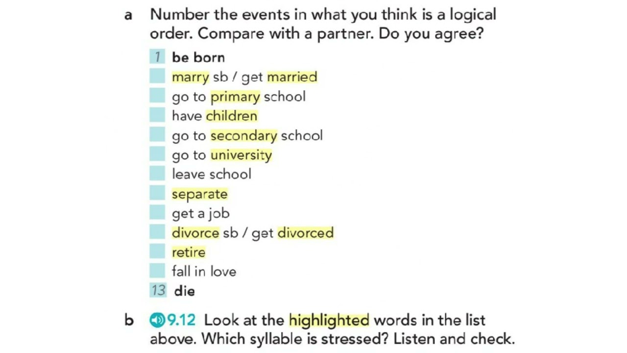 English File pre intermediate 4th edition SB_9.12