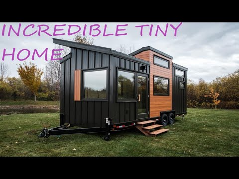 Incredible Off Grid 100 Square Foot Tiny Home Tour!