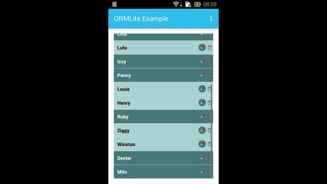 Manage SQLite Database with ORMLite in Android