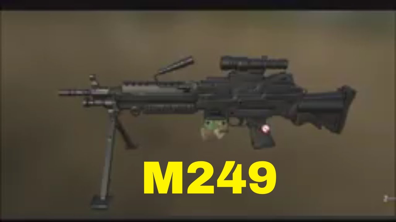 M249 3D model - Blender and Substance Painter