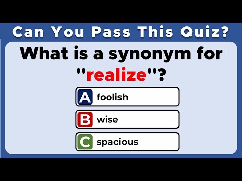 🧠 CAN YOU SCORE 15/15 ON THIS QUIZ? 99% CANNOT English Synonyms Test Quiz #2