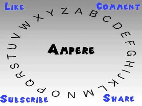 How to Say or Pronounce Ampere