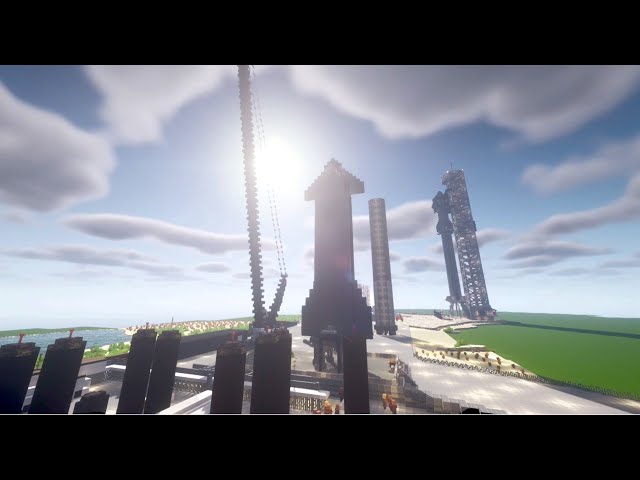 Starbase , Boca Chica , Tx , SpaceX Minecraft Map