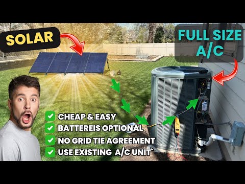 FREE Solar Air Conditioning & Heating is Finally Here! - Uses Existing HVAC Equipment!