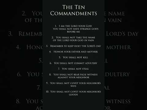The Ten Commandments #catholicfaith #tencommandments #jesuschrist #lord #motivation