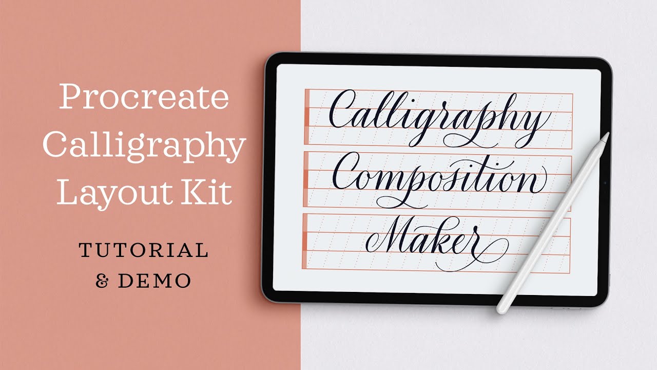 Calligraphy Composition Maker for Procreate – Tutorial & Demo
