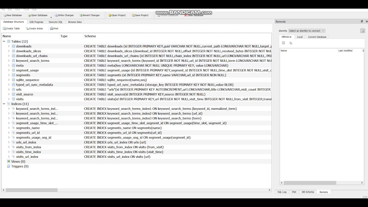 Chrome History Analysis Using Sqlite DB Browser