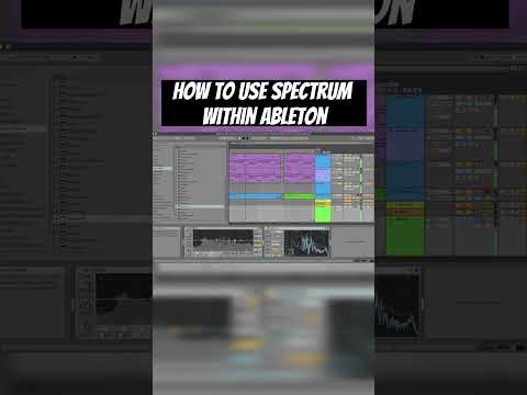 How To Use The Spectrum VST Within Ableton! #shorts