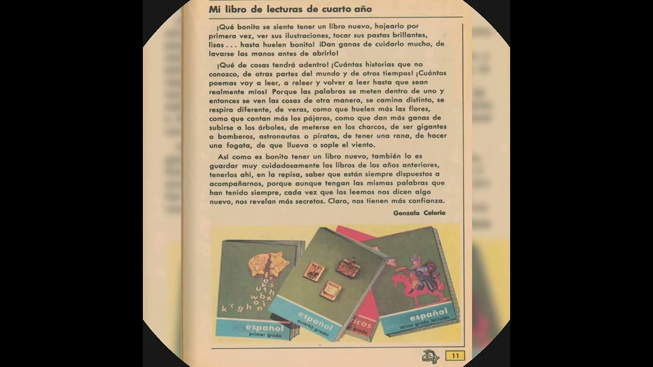 mi libro de lecturas cuarto grado