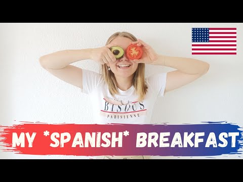 Spanish Breakfast | ENGLISH FOR BEGINNERS A1-A2 | Food vocabulary