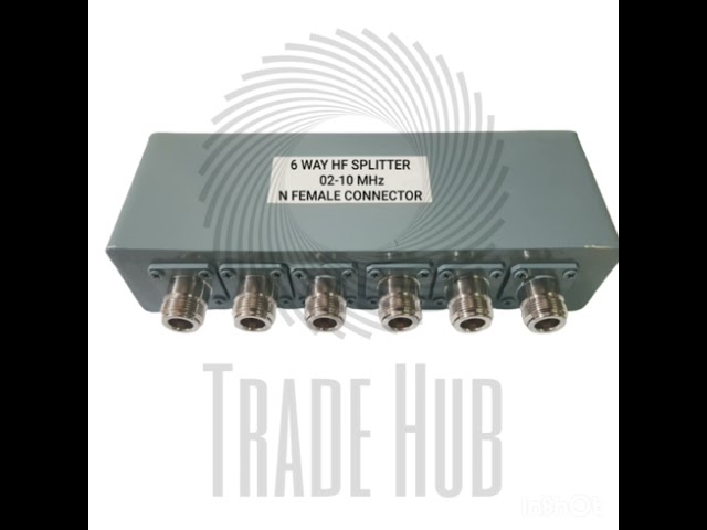 RF Power Splitters - HF Splitter 6Way 2-30Mhz N Female dividers antenna ...