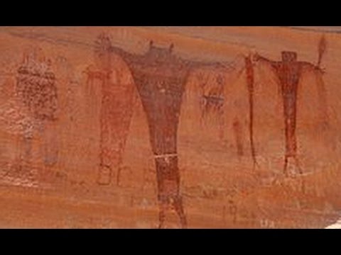 Buckhorn Draw Pictograph Panel / Rock Art / Petroglyph / San Rafael Swell In South-Central Utah.
