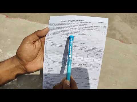 How to Fill Indian Railway Reservation Form - Train Ticket Form Kaise Bhare - Waiting Ticket