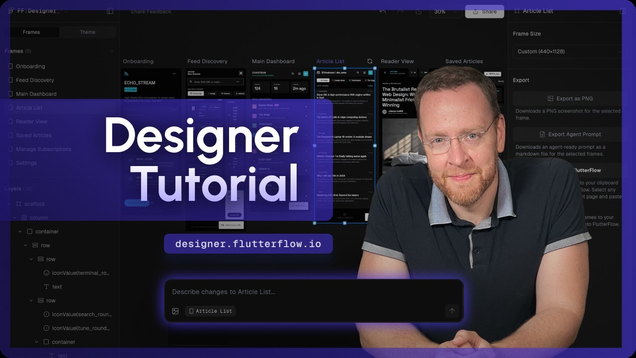 FlutterFlow Designer | Tutorial