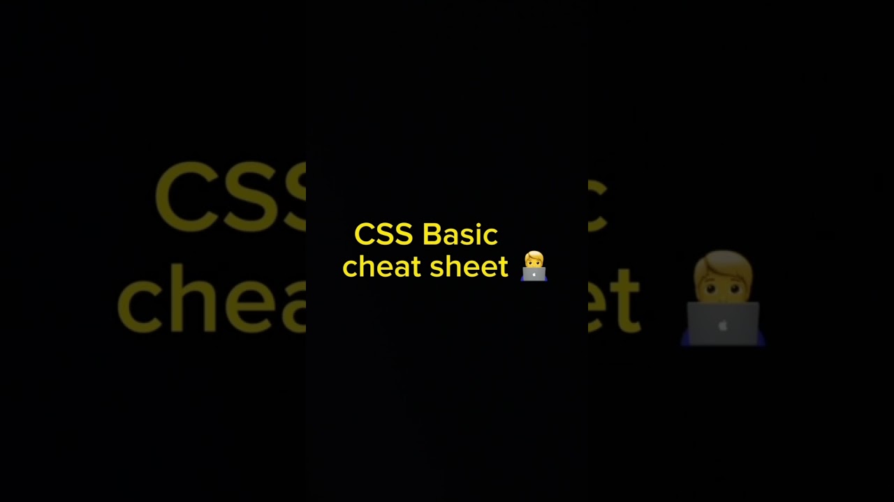 CSS Basic cheat sheet🧑‍💻 #programming #coder #softwareengineer #coding #css #html