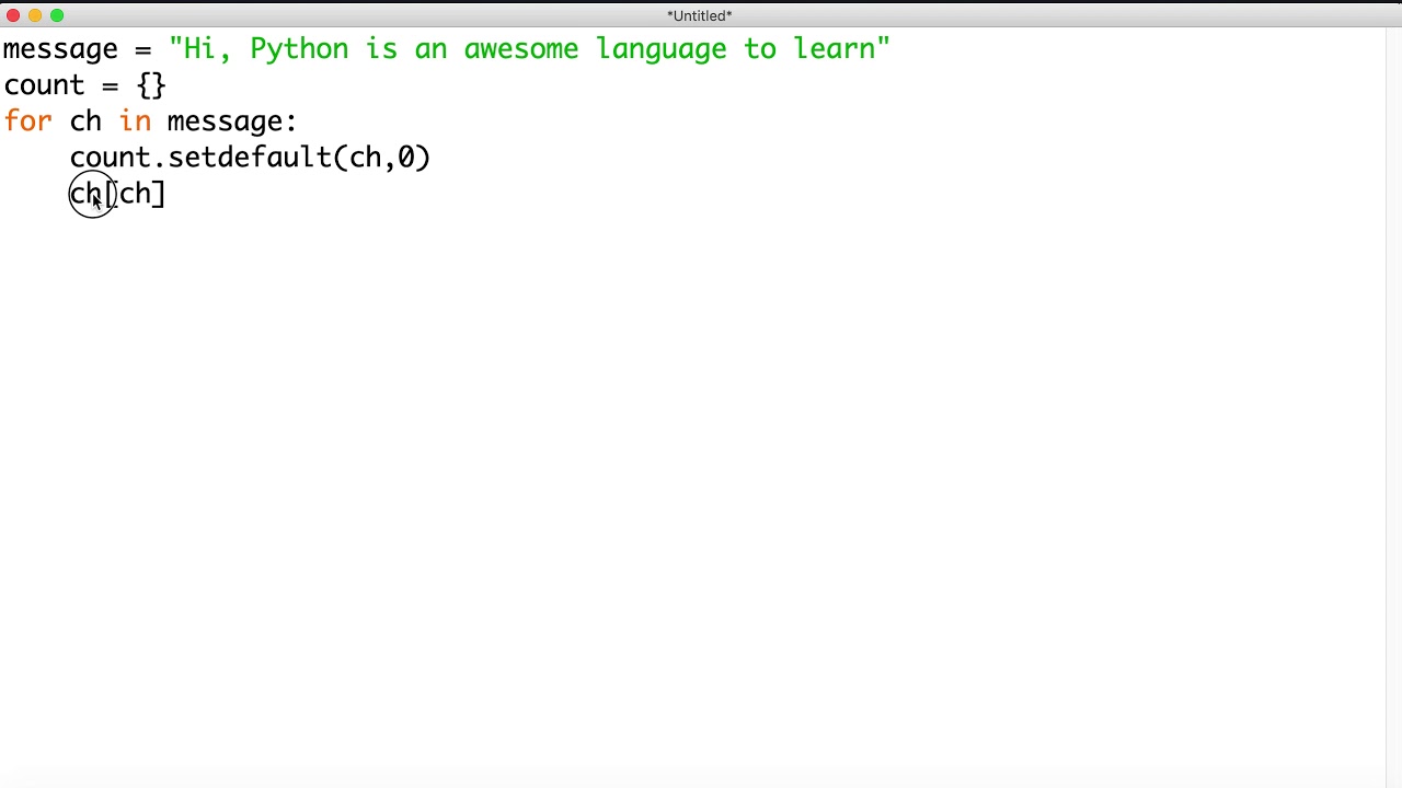 Python Day 24   Character Counter
