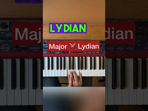 Modal Mixture: Lydian+Major #piano #musictheory #chordprogression #lydian