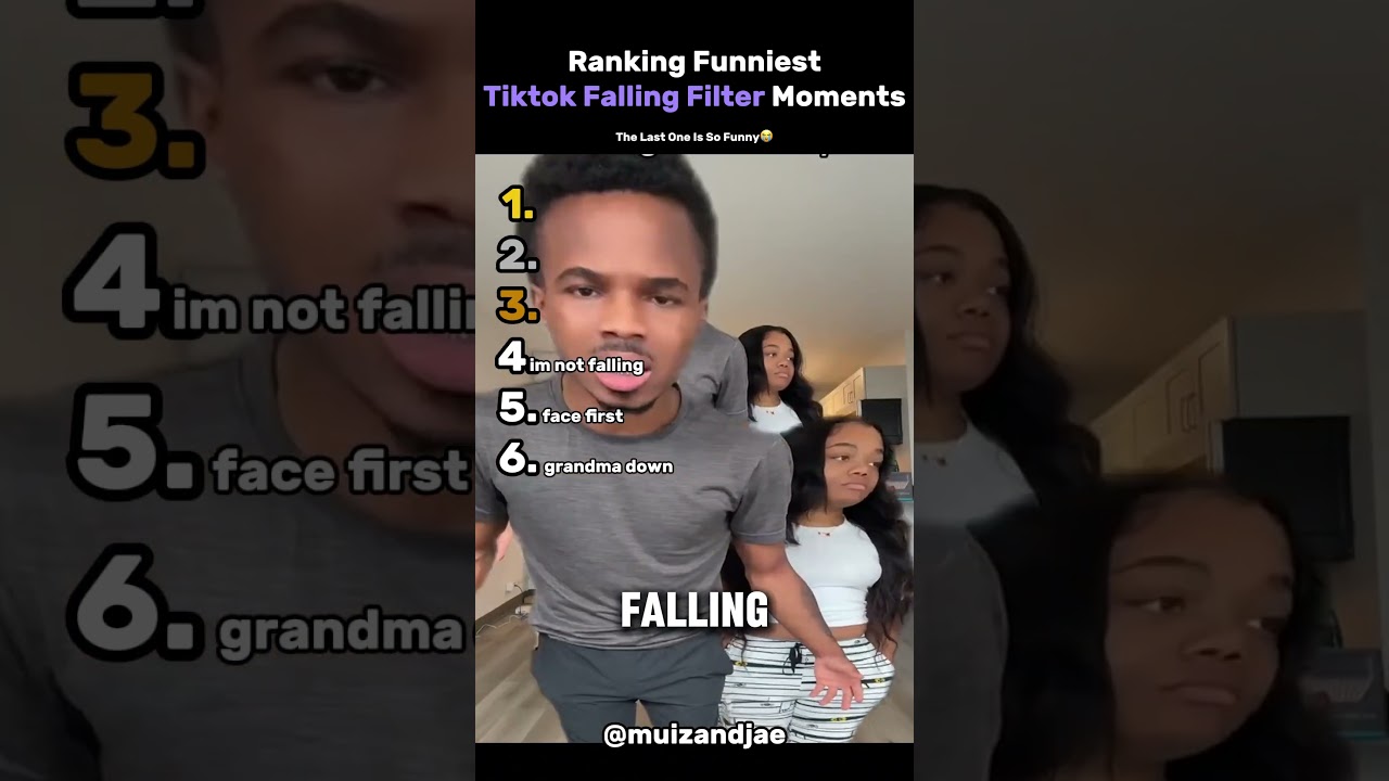 Ranking Funniest TikTok Falling Filter Moments