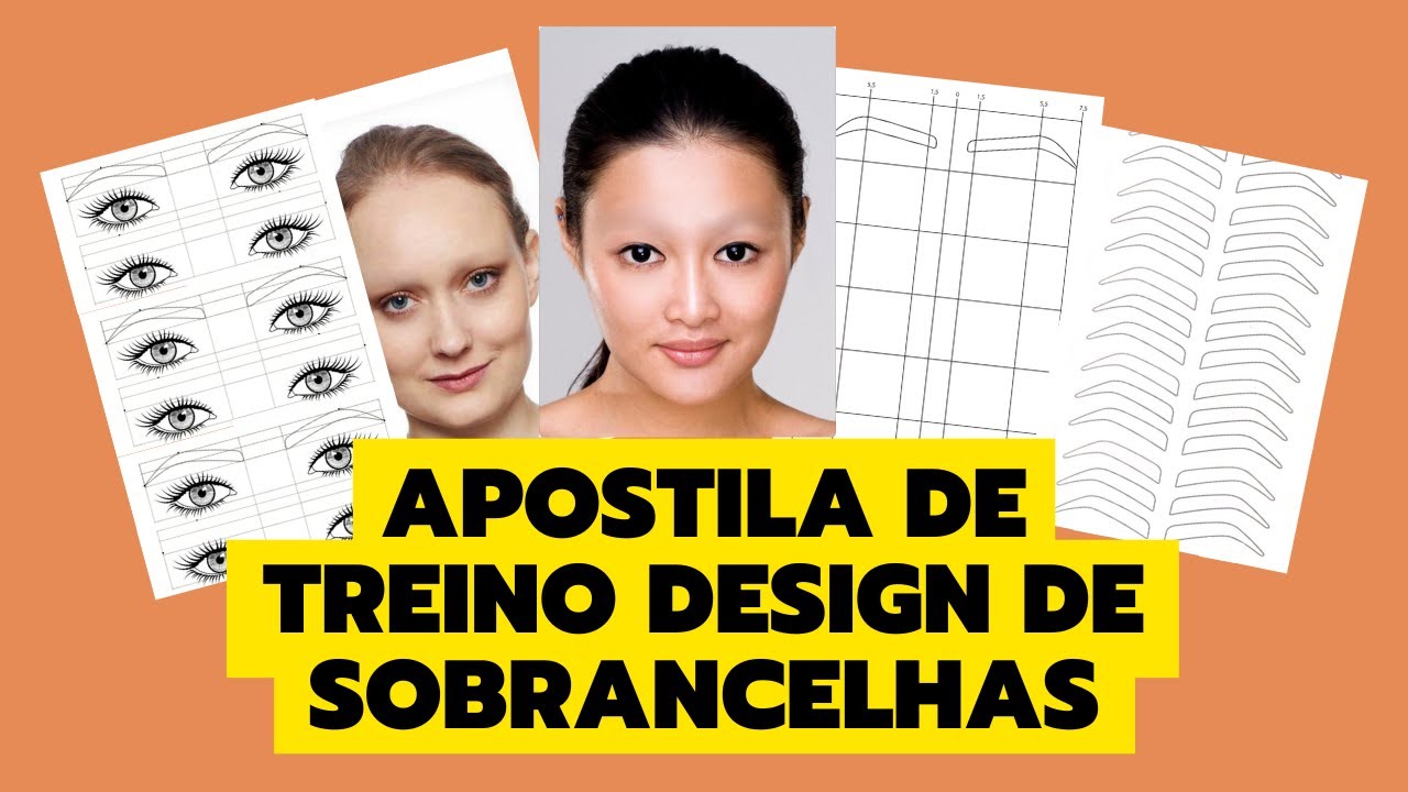 Apostila de Treino Design de Sobrancelhas! Veja como adquirir