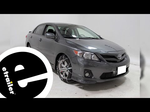etrailer | Best 2011 Toyota Corolla Tire Chain Options