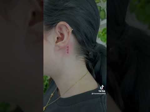 Fineline red ink tattoos #tattoo #finelinetattoo #tattooartist
