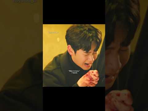 Man in love😭❤️ Queen of tears❤️ Baek Hyun woo and Hong Hae-In❤️ Car accident scene❤️