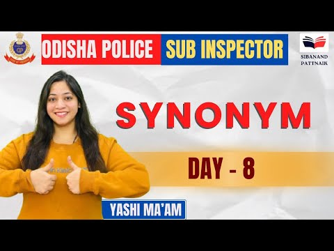 Complete English Grammar 🔥 | SYNONYM 💯 | Odisha Police SI 2025 | OPSC ASO 2025 | OSSC CGL 2025